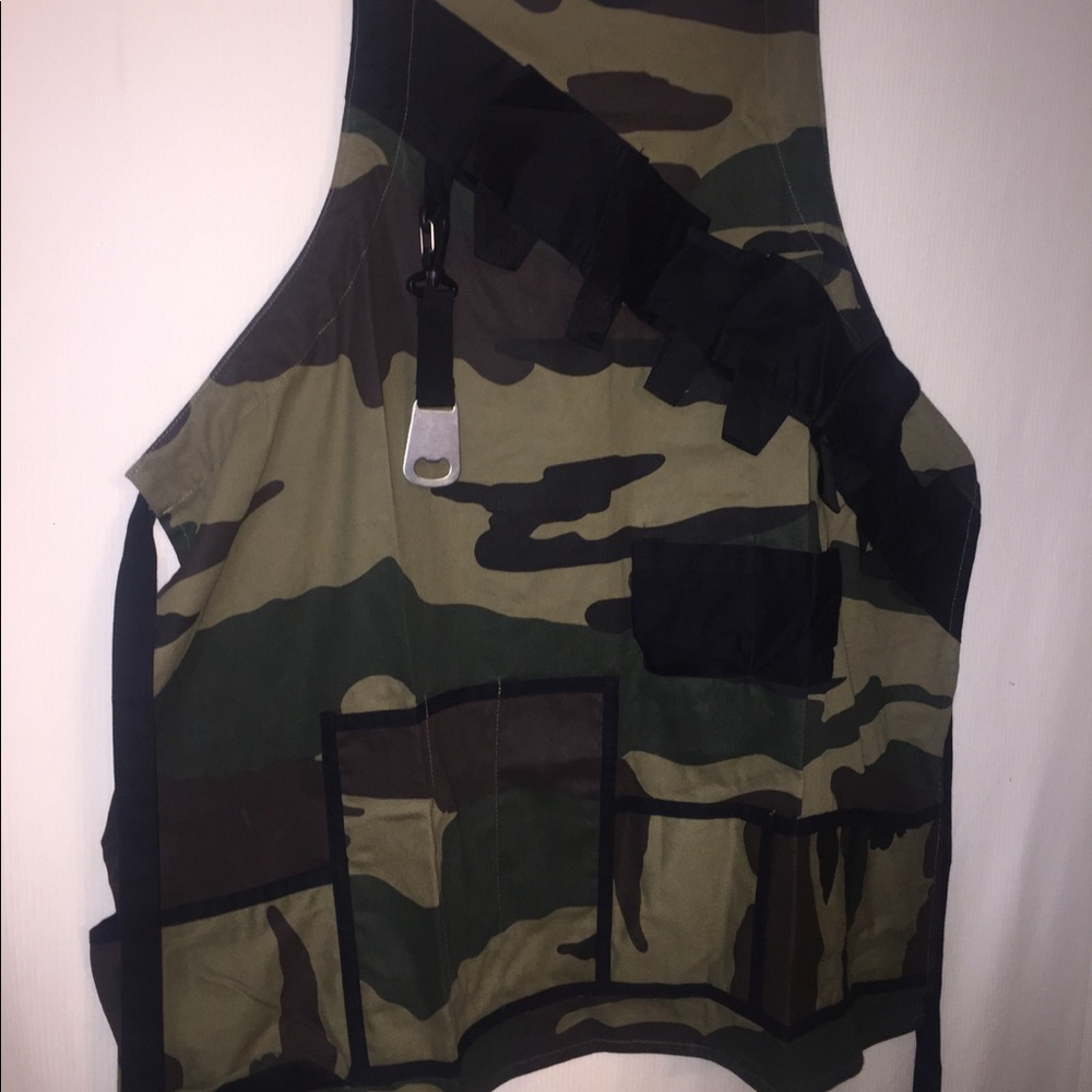 Grill Sergeant Master Chef Camo Apron - Gem
